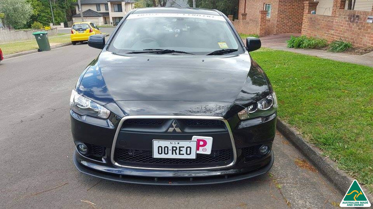 Lancer Ralliart CJ Front Splitter V1-Flow Designs — Harrys Euro