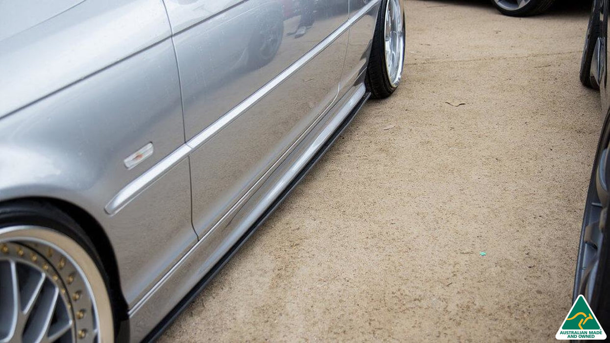 BMW E46 M-Tech Side Splitters (Pair)-Flow Designs — Harrys Euro