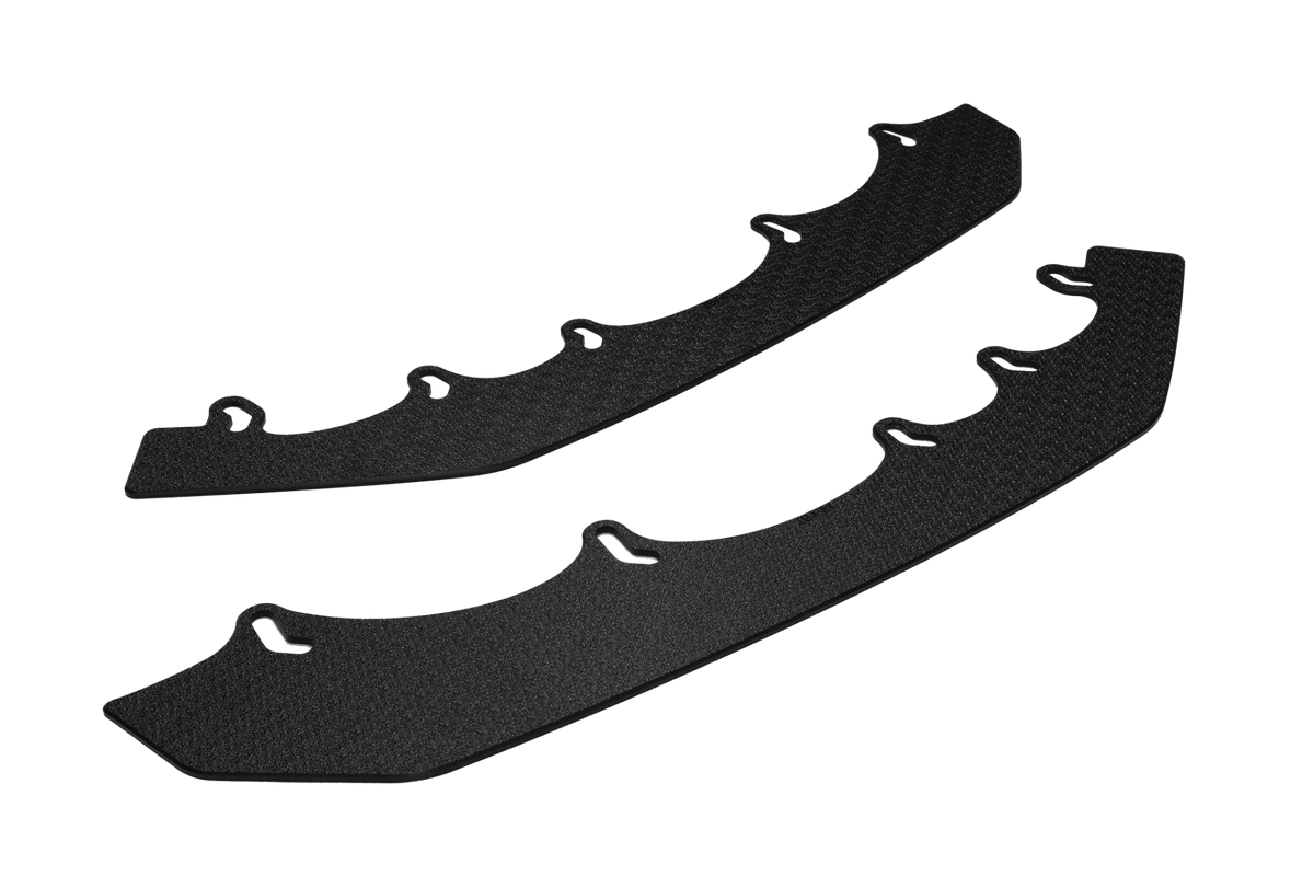 MK4 & MK4.5 Focus ST Front Lip Splitter Extensions (Pair)-Flow Designs ...