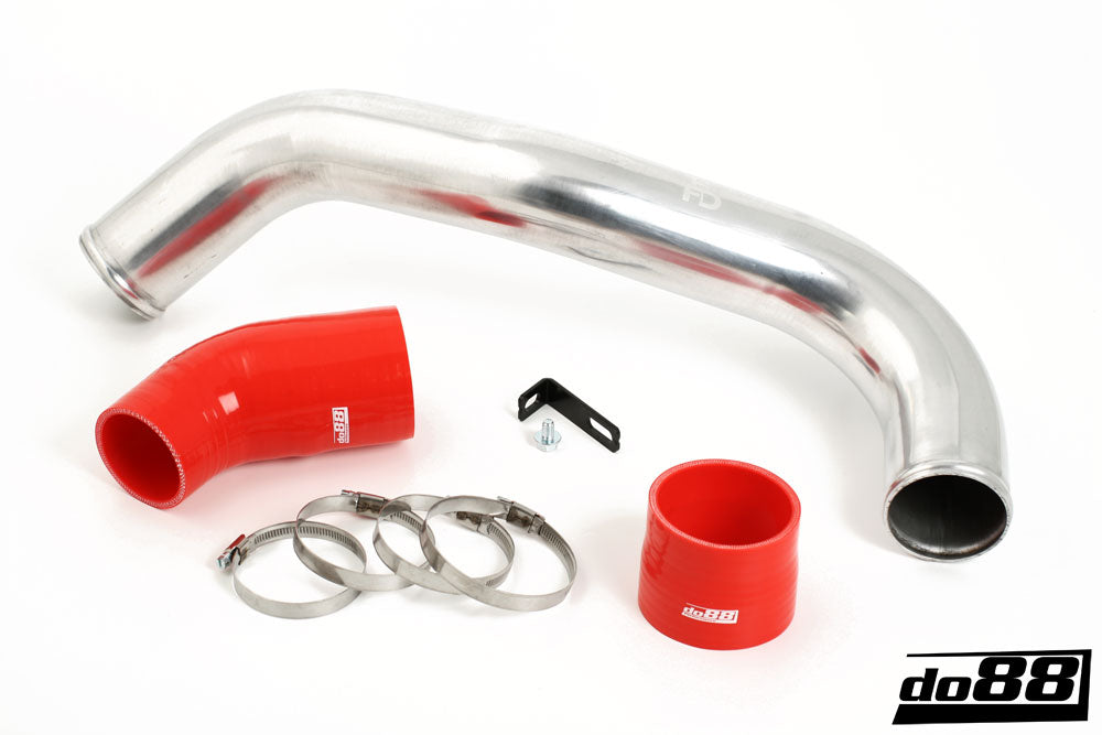 Volvo C30/C70/S40/V50 Turbo 04-13 Inlet pipe, Red hoses — Harrys Euro