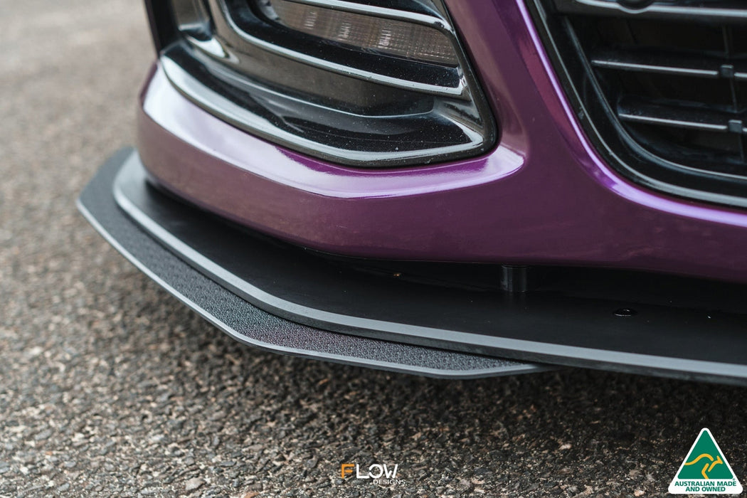VF Commodore S1 Ute Front Lip Splitter Extensions (Pair)-Flow Designs ...