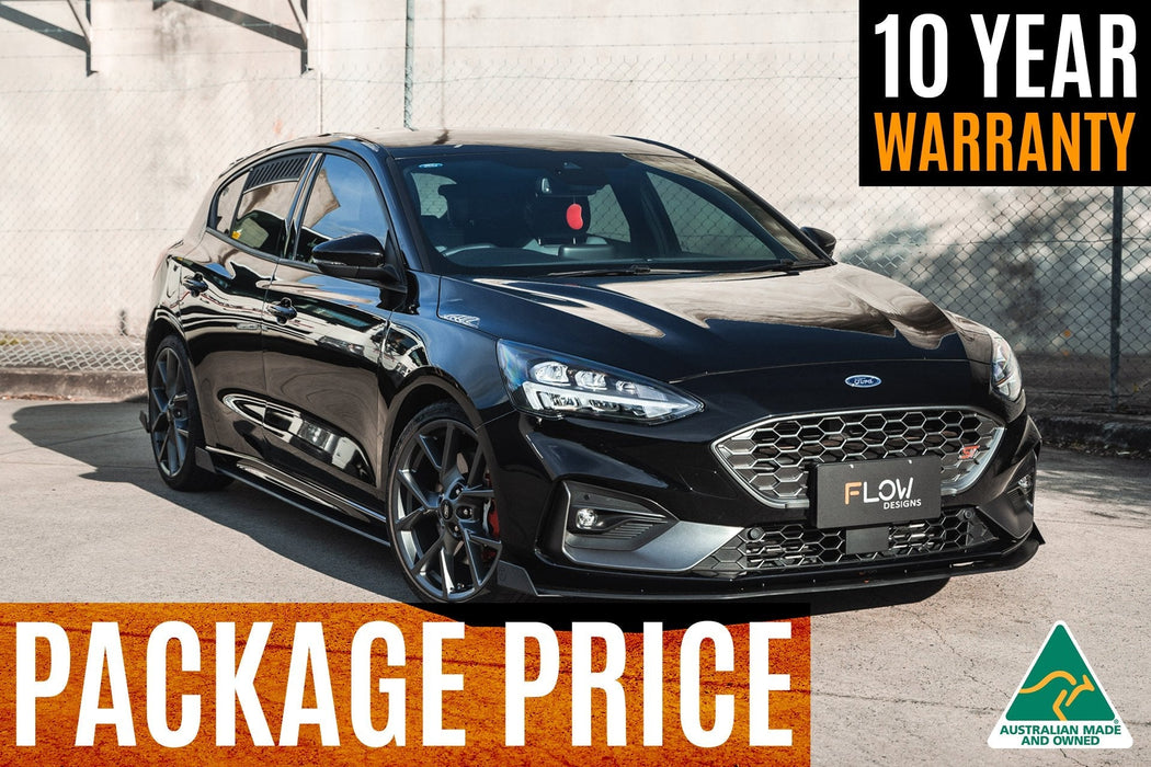 MK4 & MK4.5 Focus ST Full Lip Splitter Set-Flow Designs — Harrys Euro