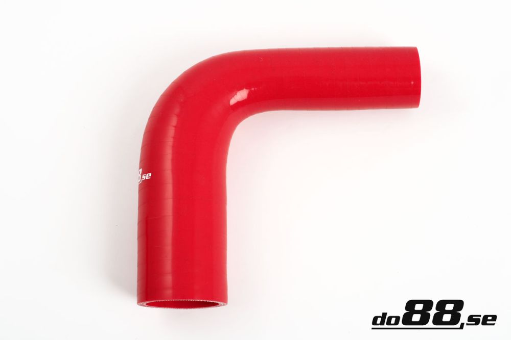 Silicone Hose Red 90 degree 1 - 1,5'' (25 - 38mm) — Harrys Euro