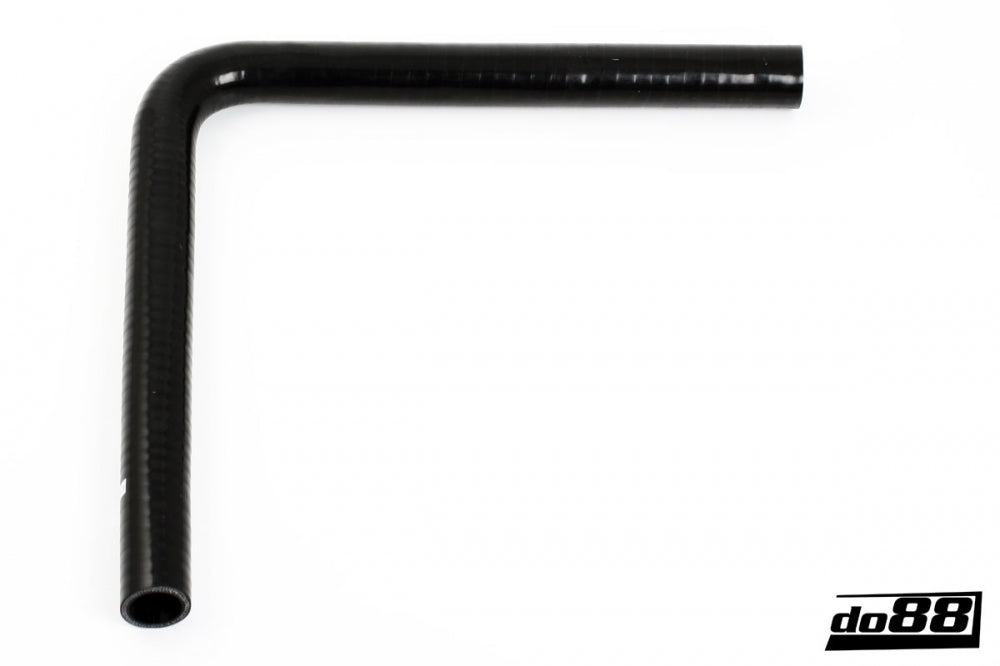 Silicone Hose Black 90 degree long leg 1,25'' (32mm) — Harrys Euro