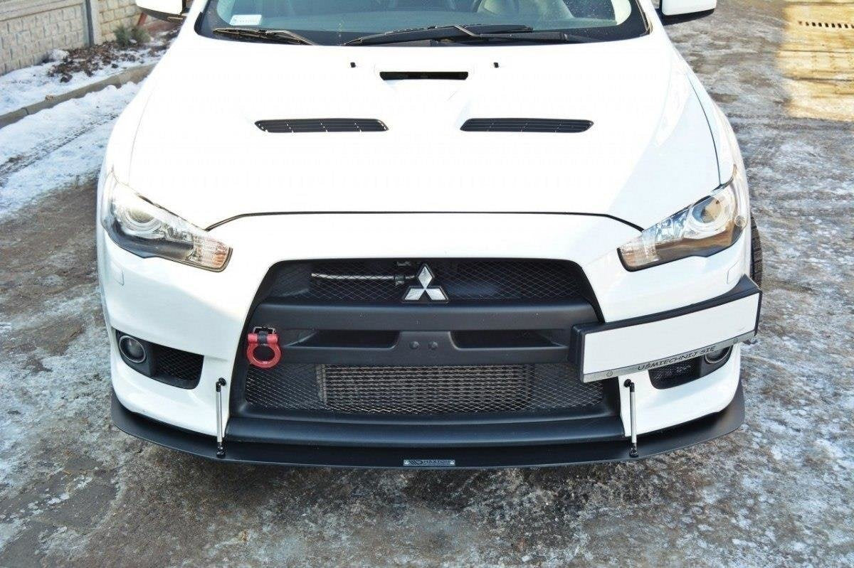 FRONT RACING SPLITTER V.2 Mitsubishi Lancer Evo X — Harrys Euro