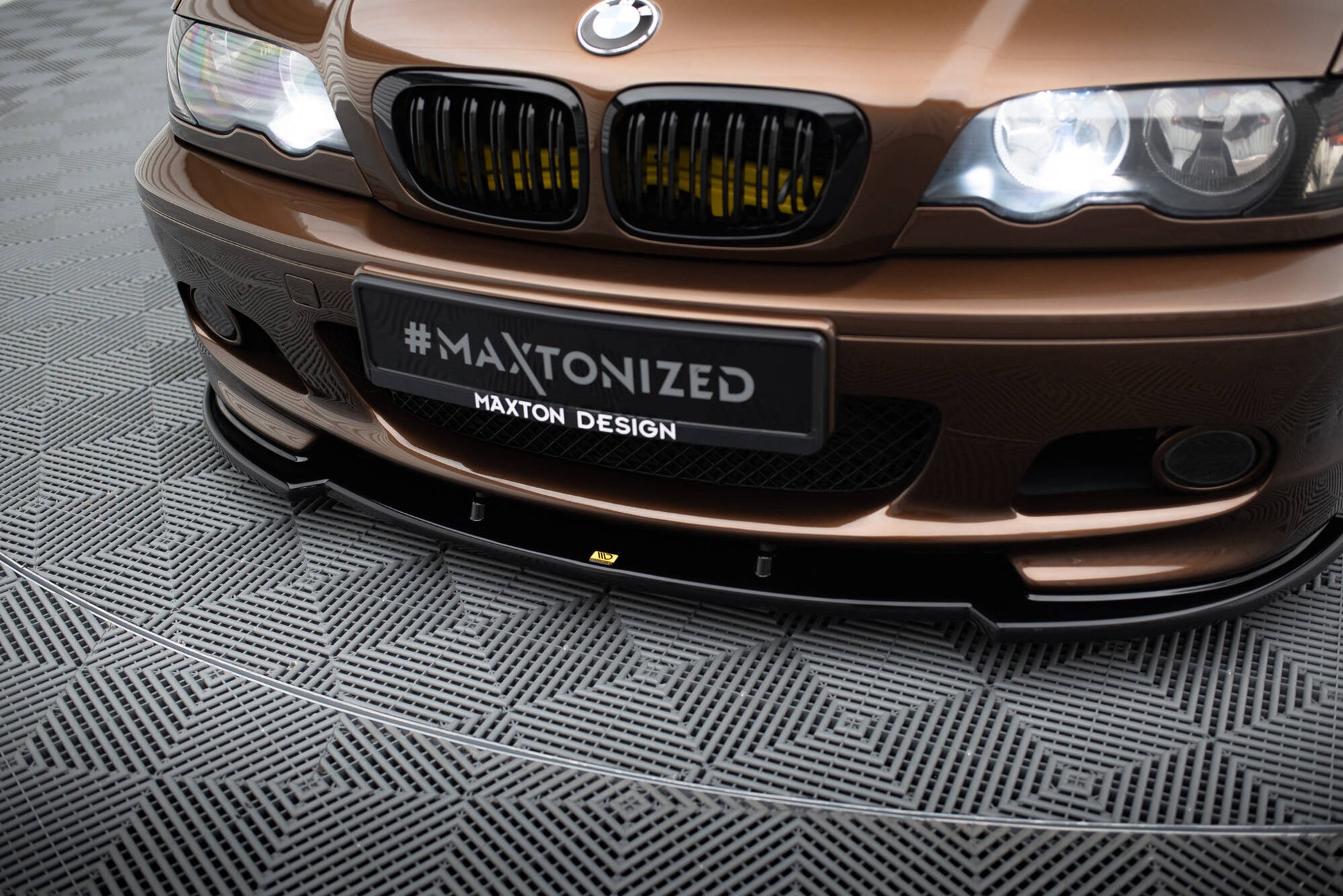 FRONT SPLITTER V.1 for BMW 3 E46 MPACK COUPE — Harrys Euro