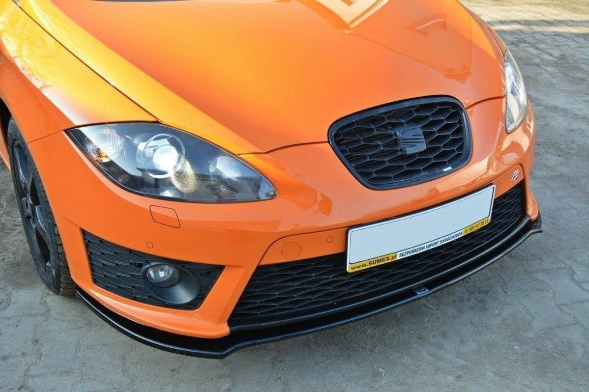 FRONT SPLITTER V.2 SEAT LEON MK2 CUPRA / FR (FACELIFT) — Harrys Euro