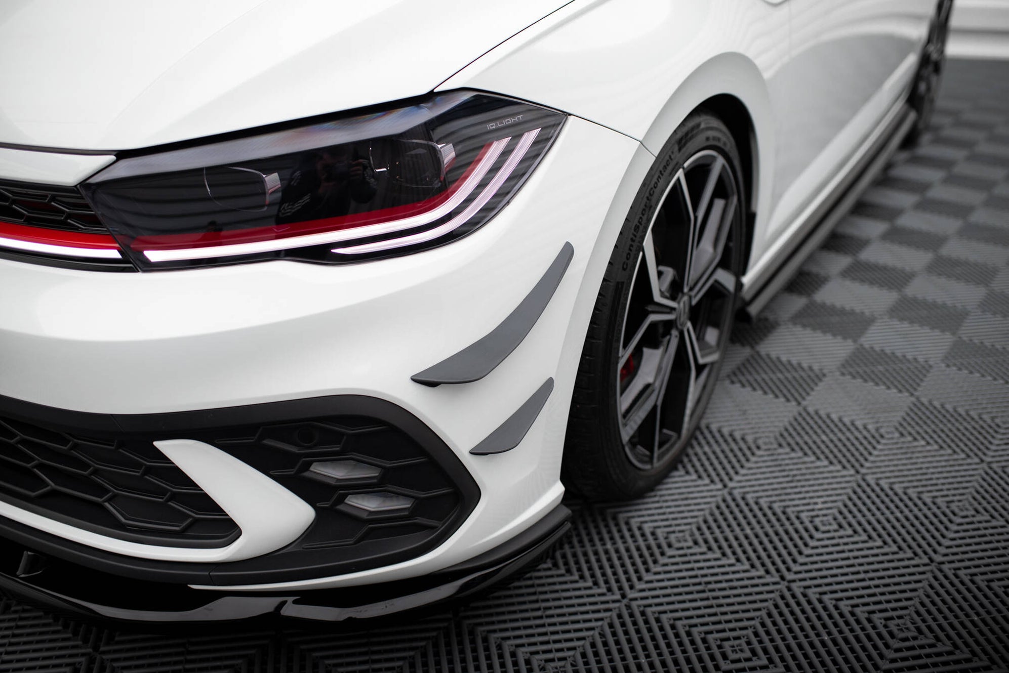 Front Bumper Wings (Canards) Volkswagen Polo GTI Mk6 Facelift — Harrys Euro