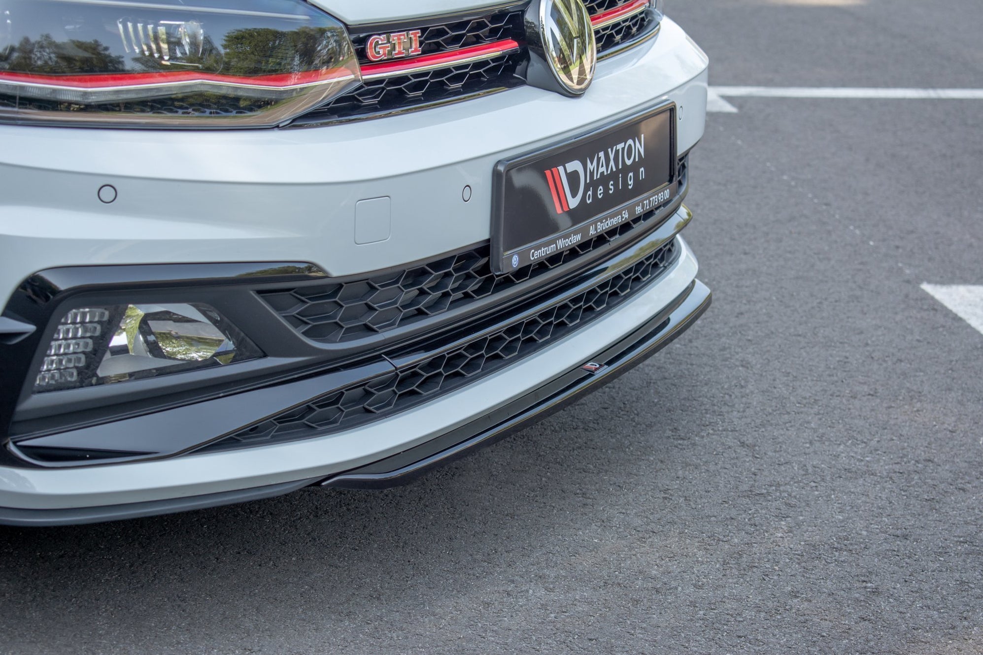 Front Splitter V.4 Volkswagen Polo GTI / R-line Mk6 — Harrys Euro