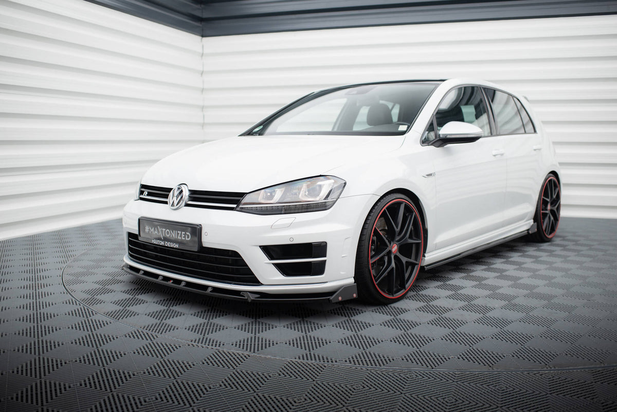 Front Splitter V.5 + Flaps Volkswagen Golf R / R-Line Mk7 — Harrys Euro