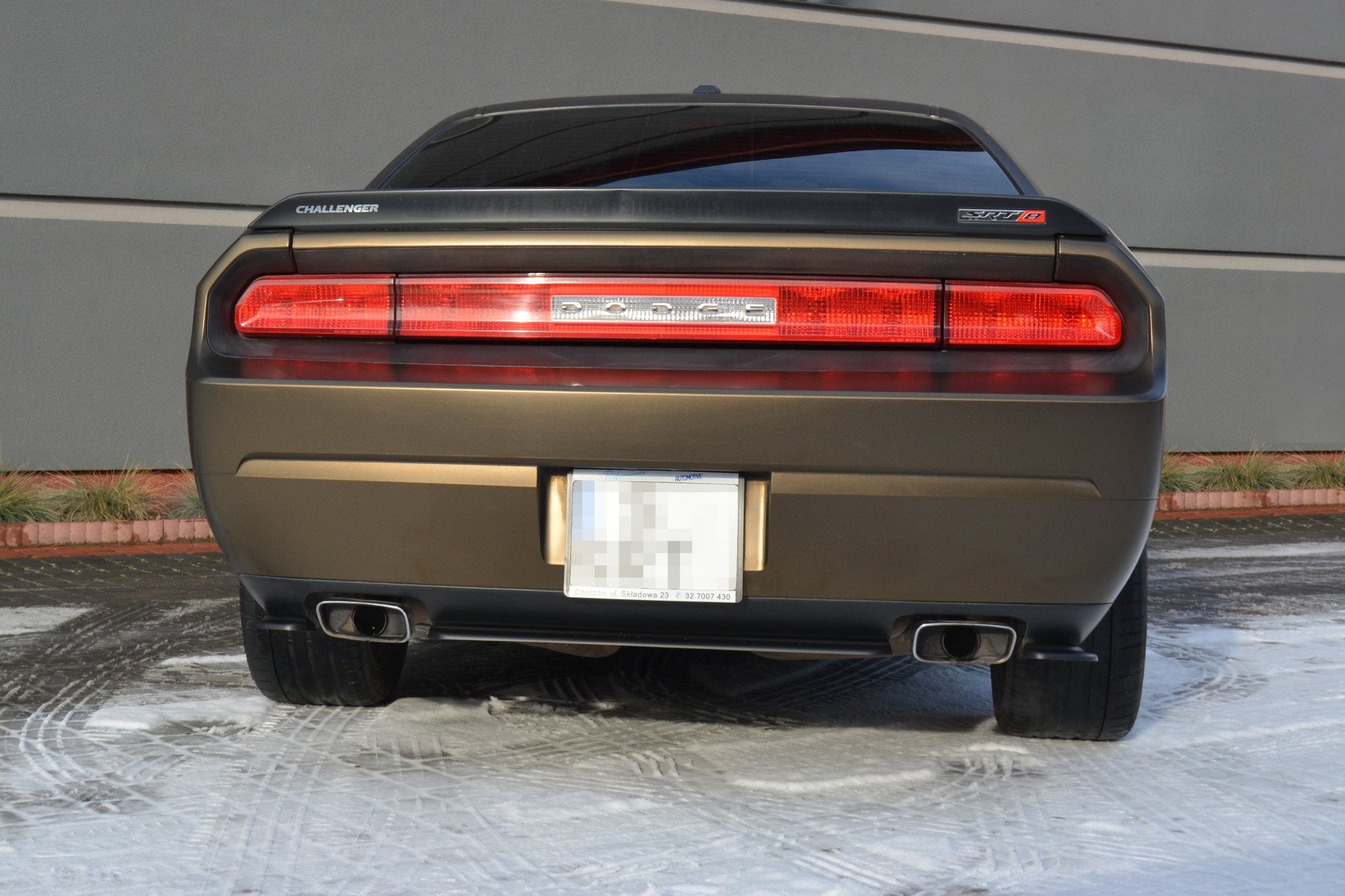 Rear Splitter DODGE CHALLENGER MK3. PHASE-I SRT8 COUPE (without vertic — Harrys Euro