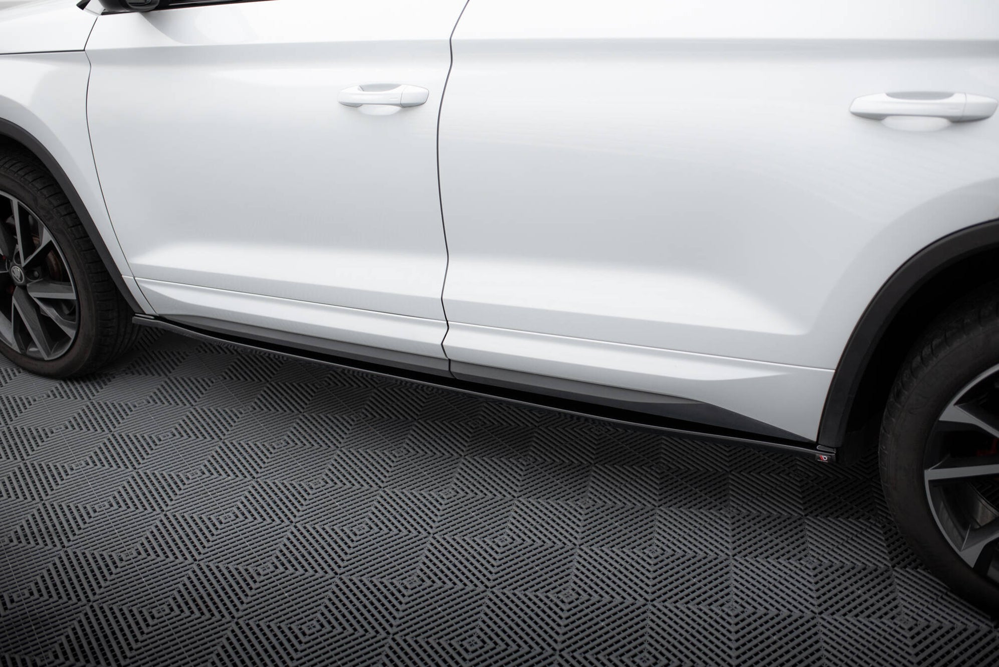 Side Skirts Diffusers Skoda Kodiaq Sportline/RS Mk1 / Mk1 Facelift ...