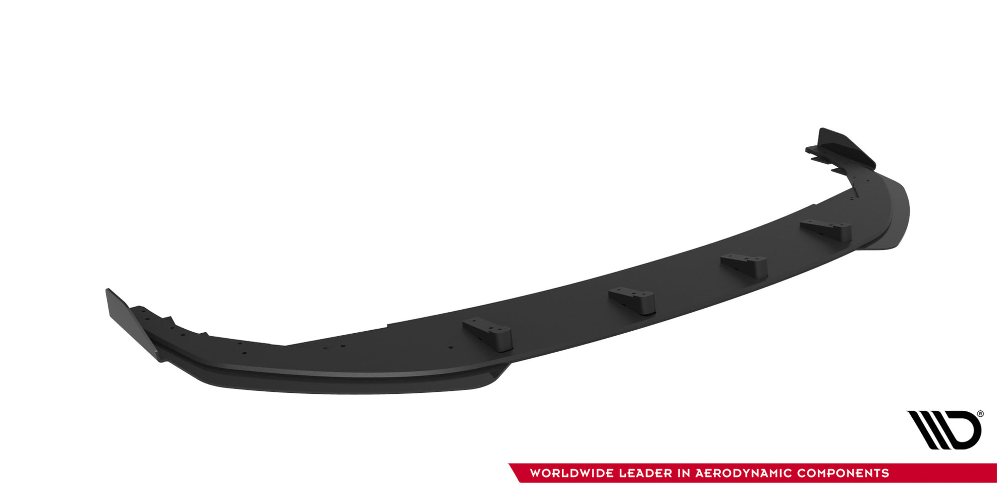 Street Pro Front Splitter + Flaps Volkswagen Golf R Hatchback Mk8 Face ...