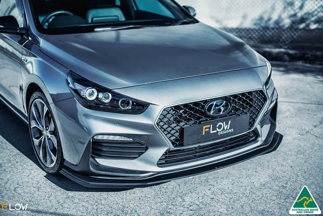 i30 N Line Hatch PD (2018-Current) Front Lip Splitter-Flow Designs ...