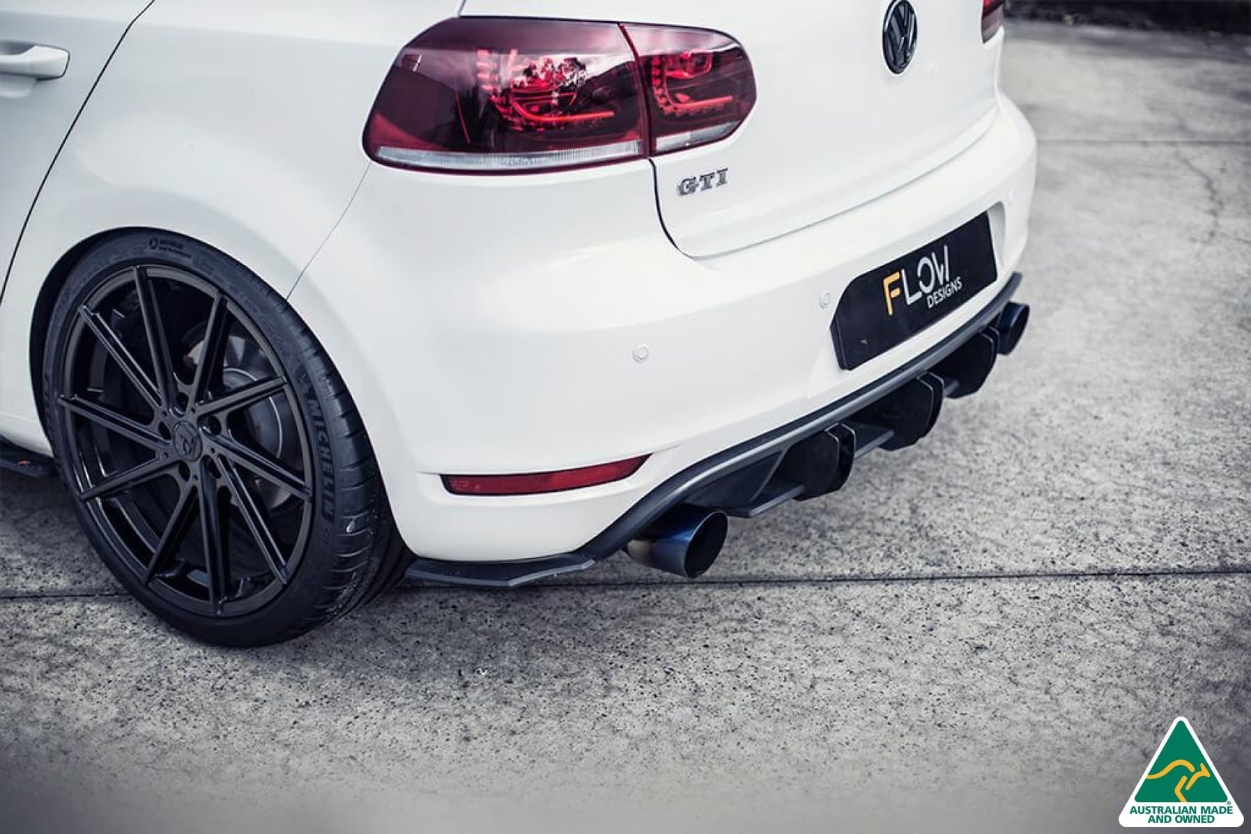 MK6 Golf GTI Rear Spats V3 (Pair)-Flow Designs — Harrys Euro