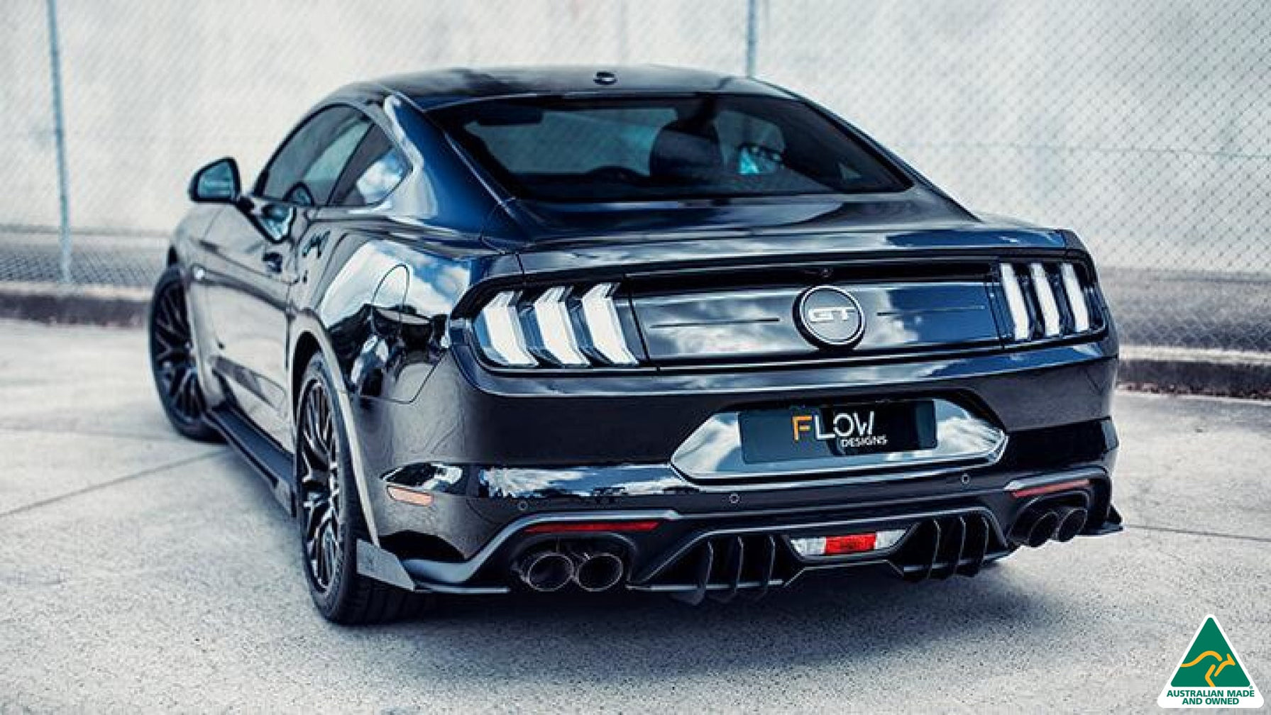 GT Mustang S550 FN Flow-Lock Rear Diffuser-Flow Designs — Harrys Euro